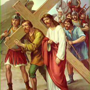 Way of the Cross Complete 14 Stations Jesus Crucifixion Stations of the ...