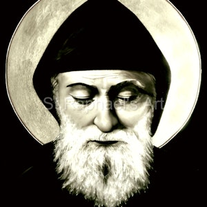 St Charbel Miracle Saint Monk Orthodox Catholic Maronite Holy Picture ...
