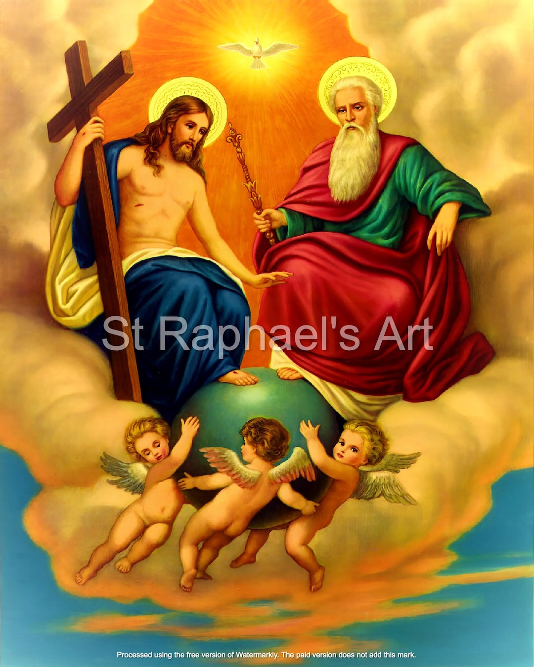 Blessed Trinity Father Son and the Holy Ghost Traditional Catholic ...