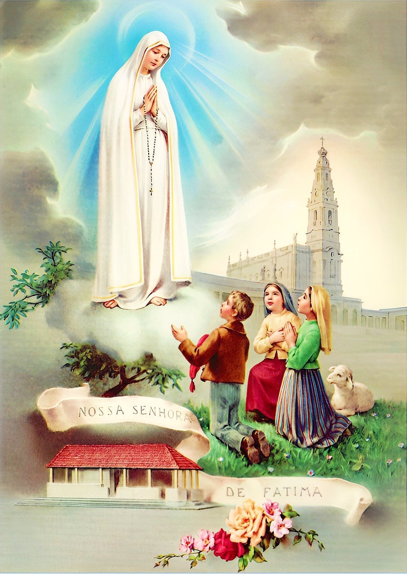 Our Lady of Fatima Digital Downloads X3 Virgin Mary Apparition - Etsy
