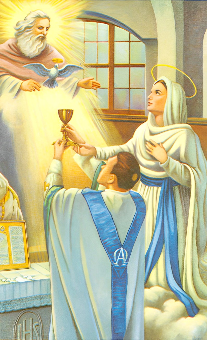 Traditional Catholic Holy Sacrifice of the Mass Offering Priest Digital ...