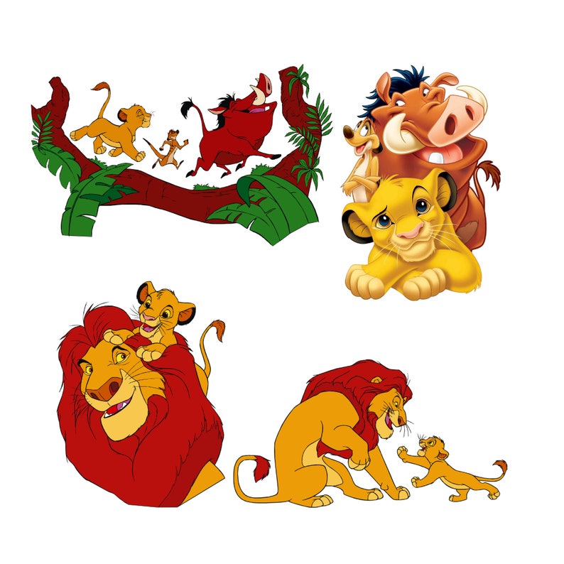 Lion King Simba Mufasa Svg Png Digital Download - Etsy Canada