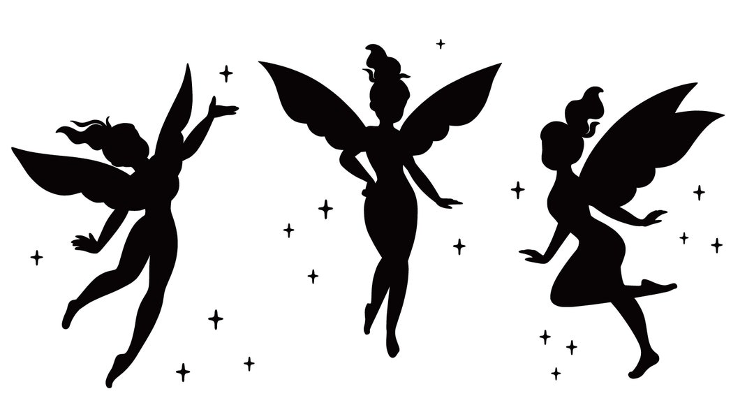 Three Fairies Svg Png Cut Files for Cricut Silhouette - Etsy