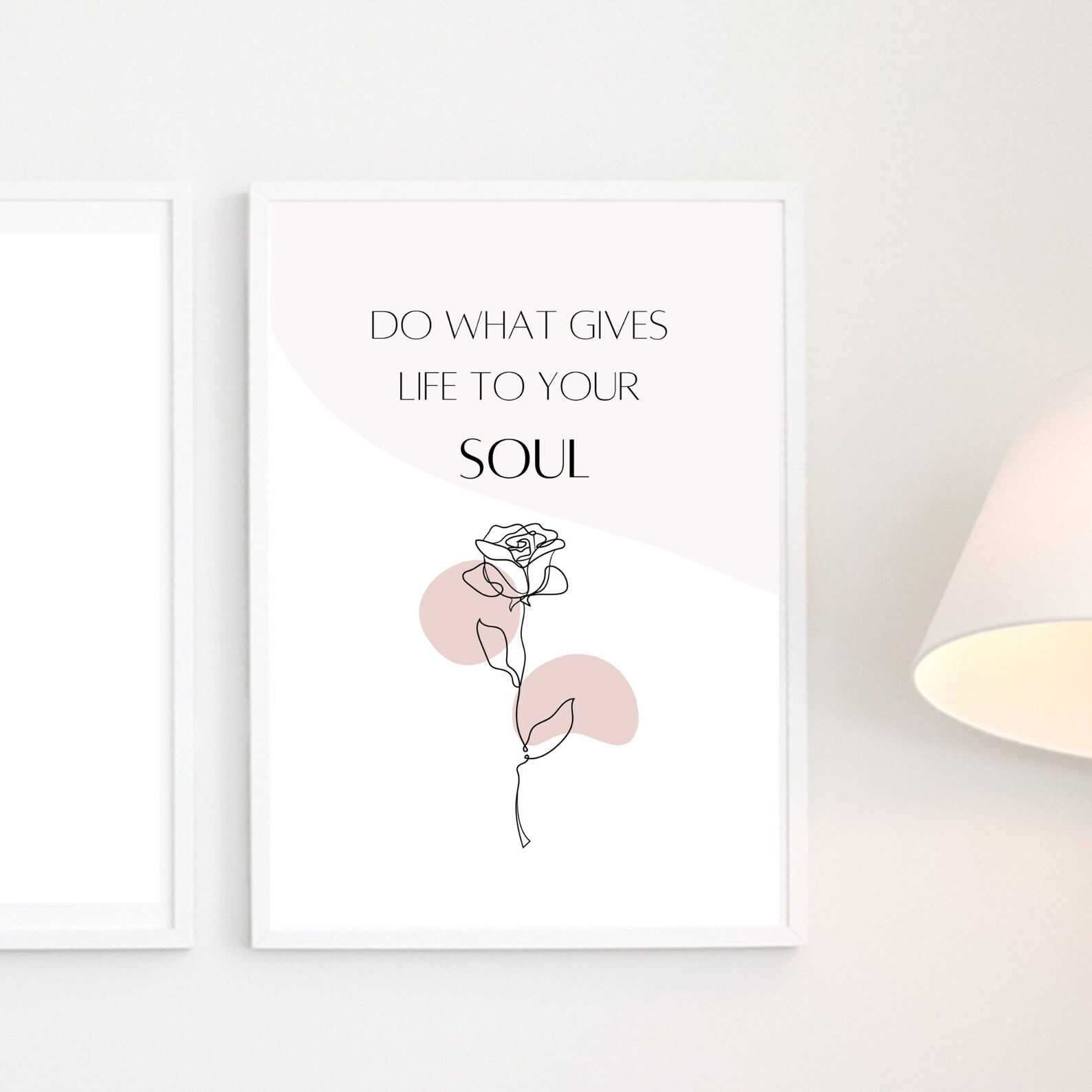 Boho, Minimalist, Abstract Printable Wall Art Healing, Motivational ...
