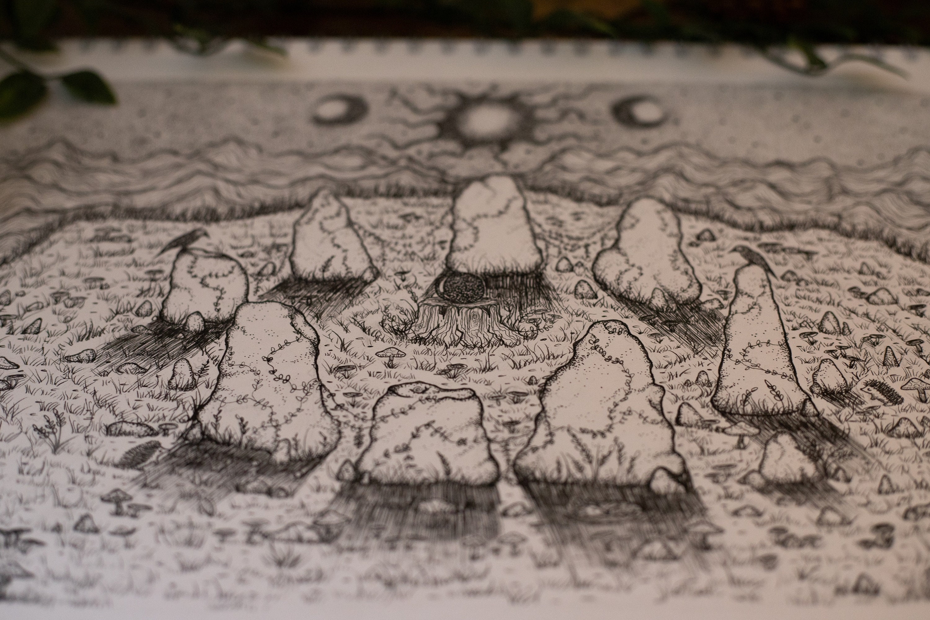 Stone Circle | Art Print | Witchy Art - Etsy UK