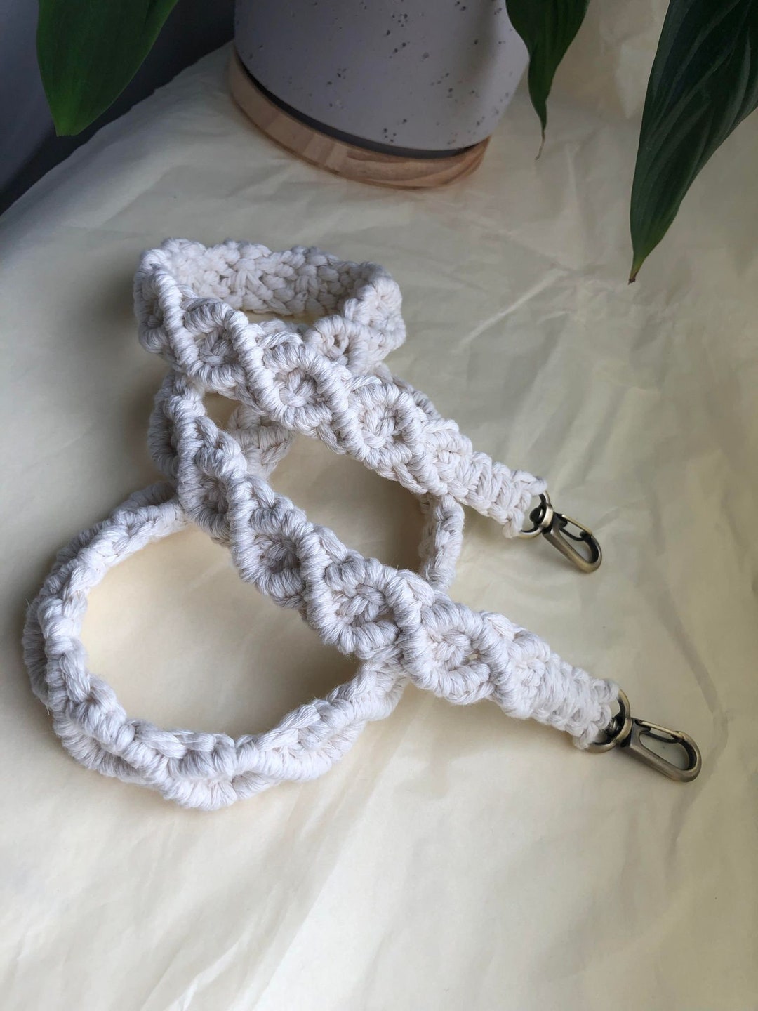 Elegant Macrame Strap for Bag, or for Camera, 100% Cotton, Handmade ...