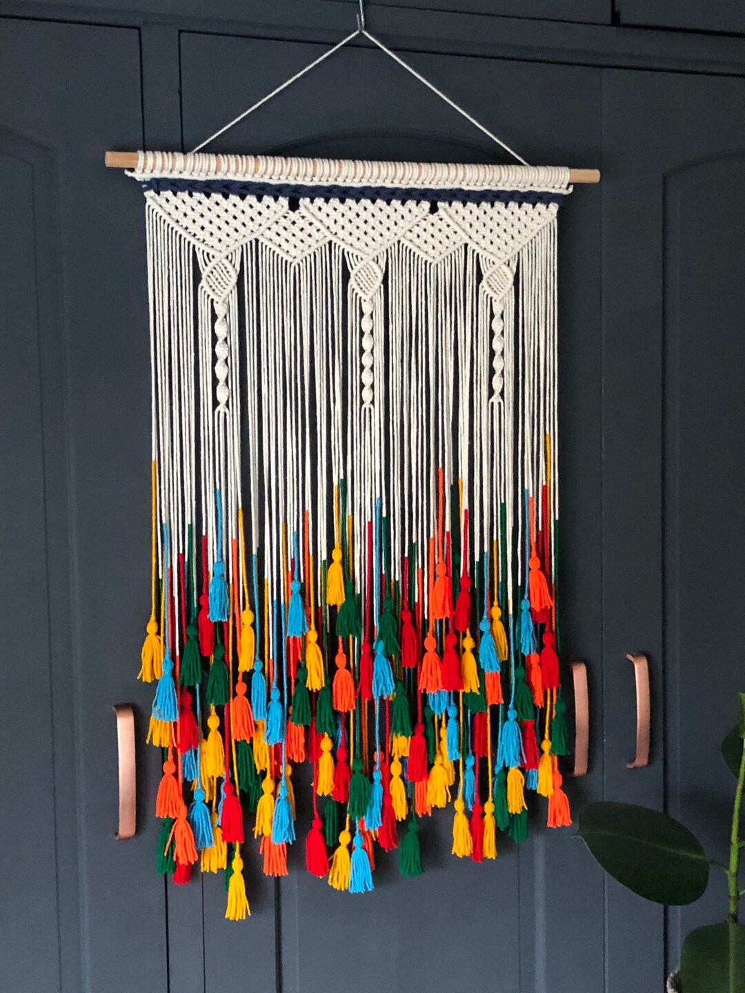 Stunning Colourful Handmade Macrame, Modern Macrame, Wall Tapestry ...