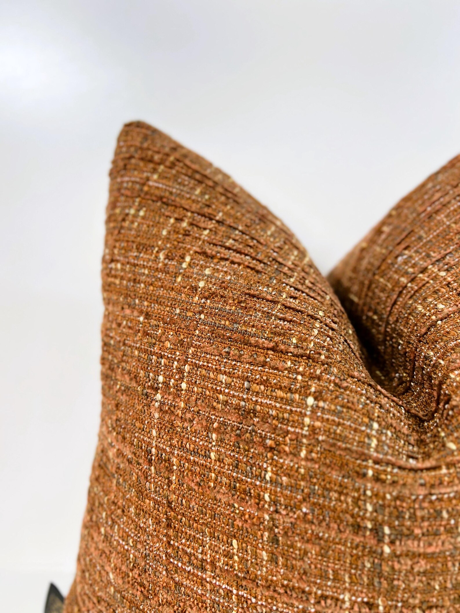 Rust Linen Pillow Cover: Terracotta Boho Cushion - Etsy Denmark