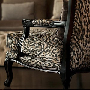 Luxury Leopard Velvet Fabric, Digital Print Velvet Fabric,upholstery ...