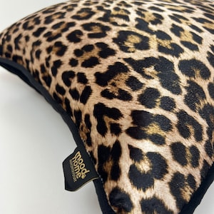 Luxury Leopard Velvet Pillow Cover: Animal Print Cushion - Etsy