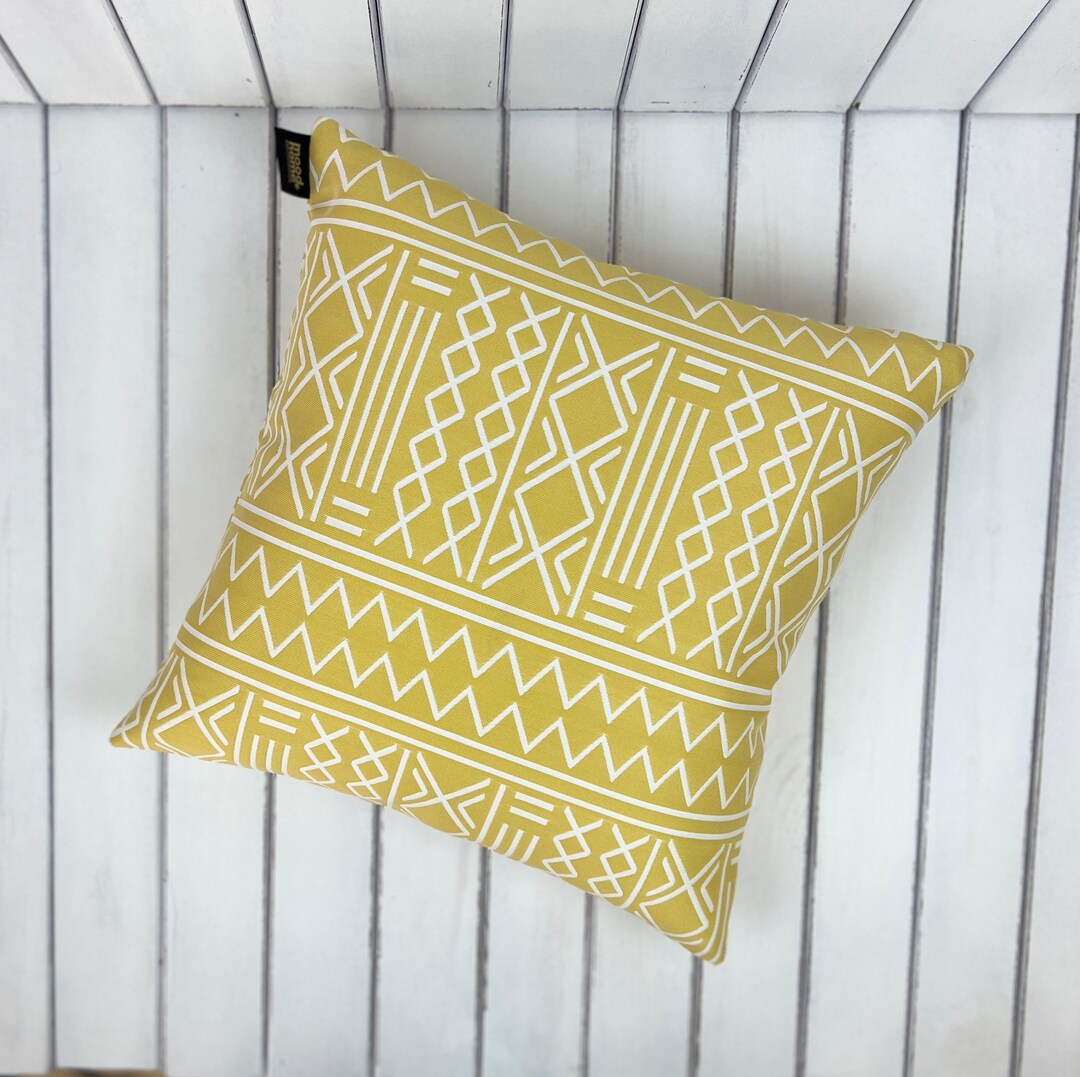 African Yellow, Outdoor Pillows, Sunbrella, Indoor/outdoor, Aztec ...