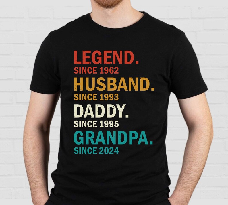 Legend Husband Daddy Grandpa Customized Svg Png, Legend of Dad, Fathers ...