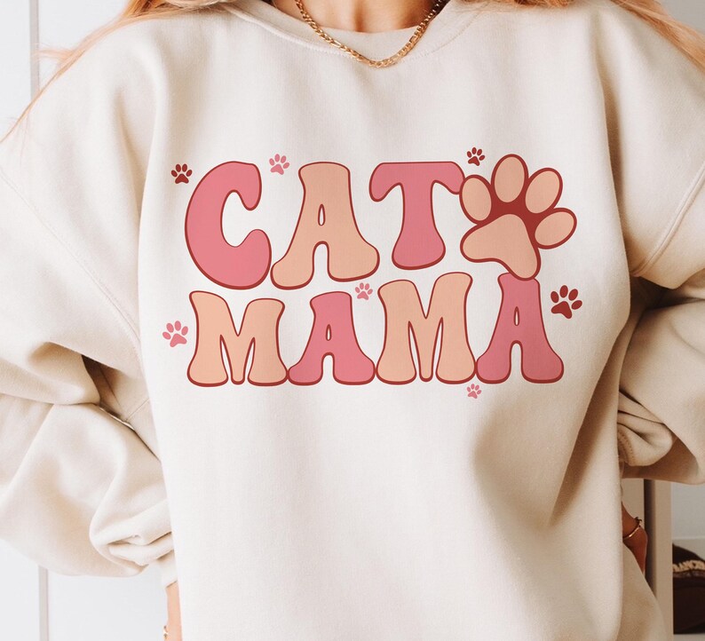 Cat Mom Png, Retro Svg, Cat Quotes SVG Bundle, Cat Shirt Svg, Cat Lover ...