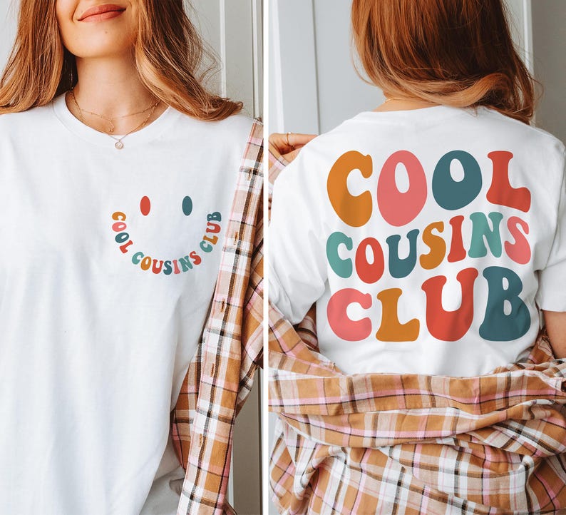 Cool Cousins Club Svg Png, Cousin Shirts for Family Reunion, Cousin ...
