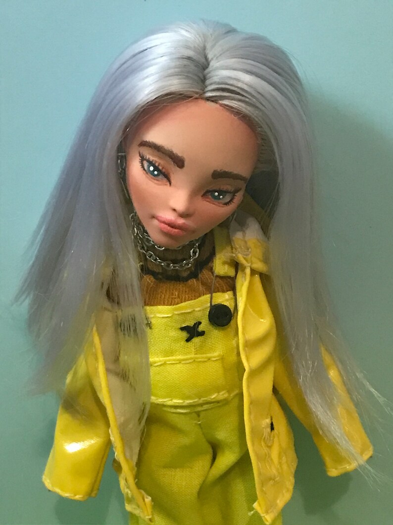 Bellyache Billie Eilish Ooak Doll Monster High Venus - Etsy