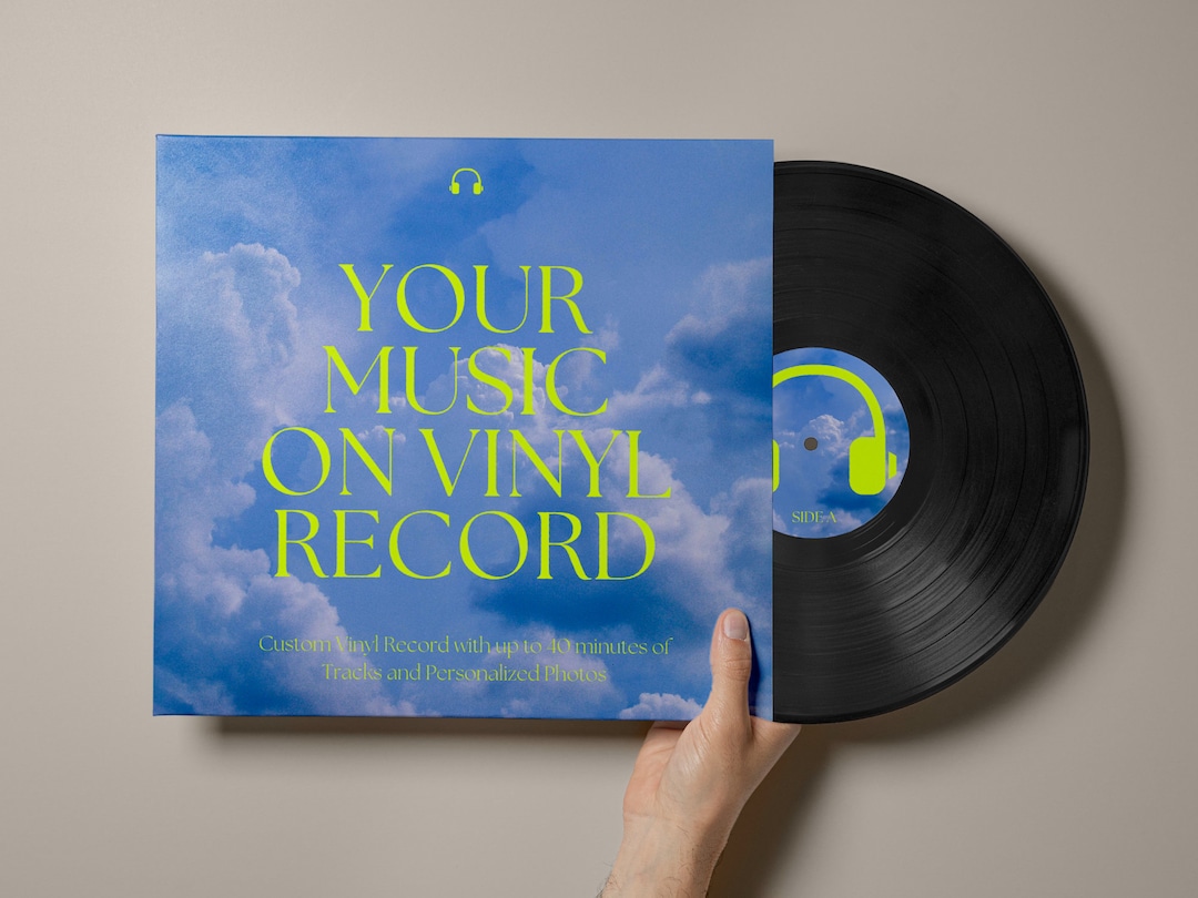 Full Custom Vinyl Record, 12in LP, Personalize Record, Custom Gift ...