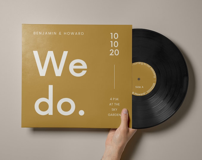 Full Custom Vinyl Record, 12in LP, Personalized Vinyl Record, Custom ...