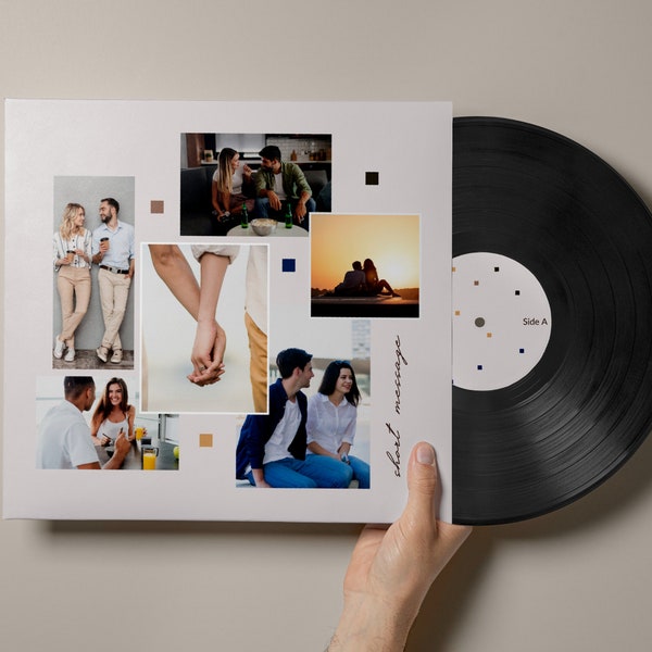 Custom Vinyl Record Photo Collage - Etsy