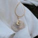 Moon & Shell Necklace | 14k Gold Filled - Etsy