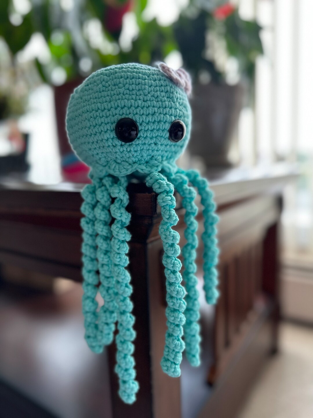 Crocheted Octopus Blue Octopus Stuffed Toy Crochet Toy - Etsy