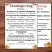 Thanksgiving Trivia Game, Thanksgiving Dinner Game, Thanksgiving ...
