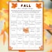 Fall Mix & Mingle Bingo Game, Fall Find the Guest Bingo Game, Cute Fall ...