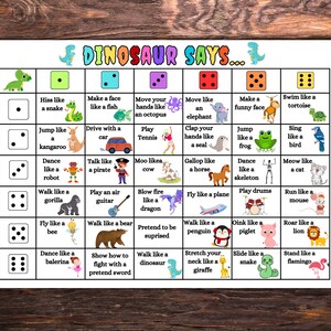 Simon Says Game, Movement Activity, Brain Break, Icebreaker for Kid ...