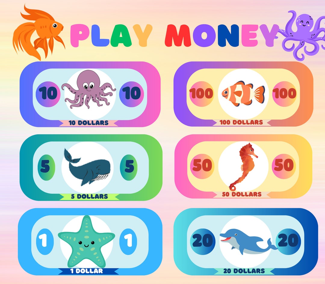 Play Money, Kids Pretend Play, Pretend Money, Toy Money, Preschool ...