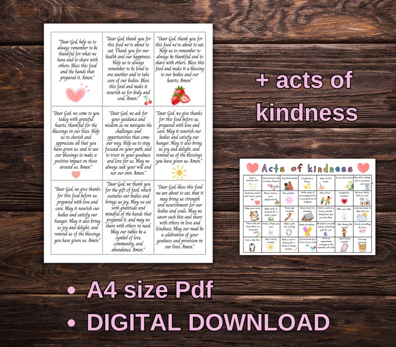 Printable Blessing Note, Devotional Cards, Sunday School, Christian ...