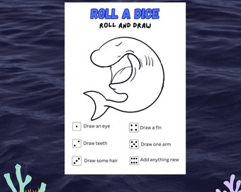 Shark Scattergories Lists Printable Shark Game for Kids - Etsy