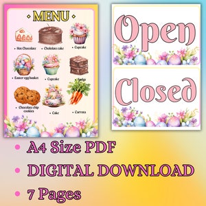 Bakery Pretend Play Kit, Bakery Dramatic Play, Printable Role Play Set ...