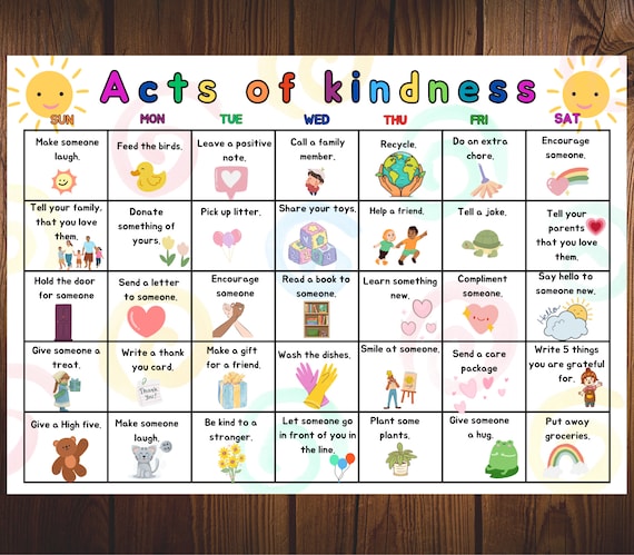 Ideas Para Actos De Bondad 10,029,775 Ilustraciones De Stock De Acto