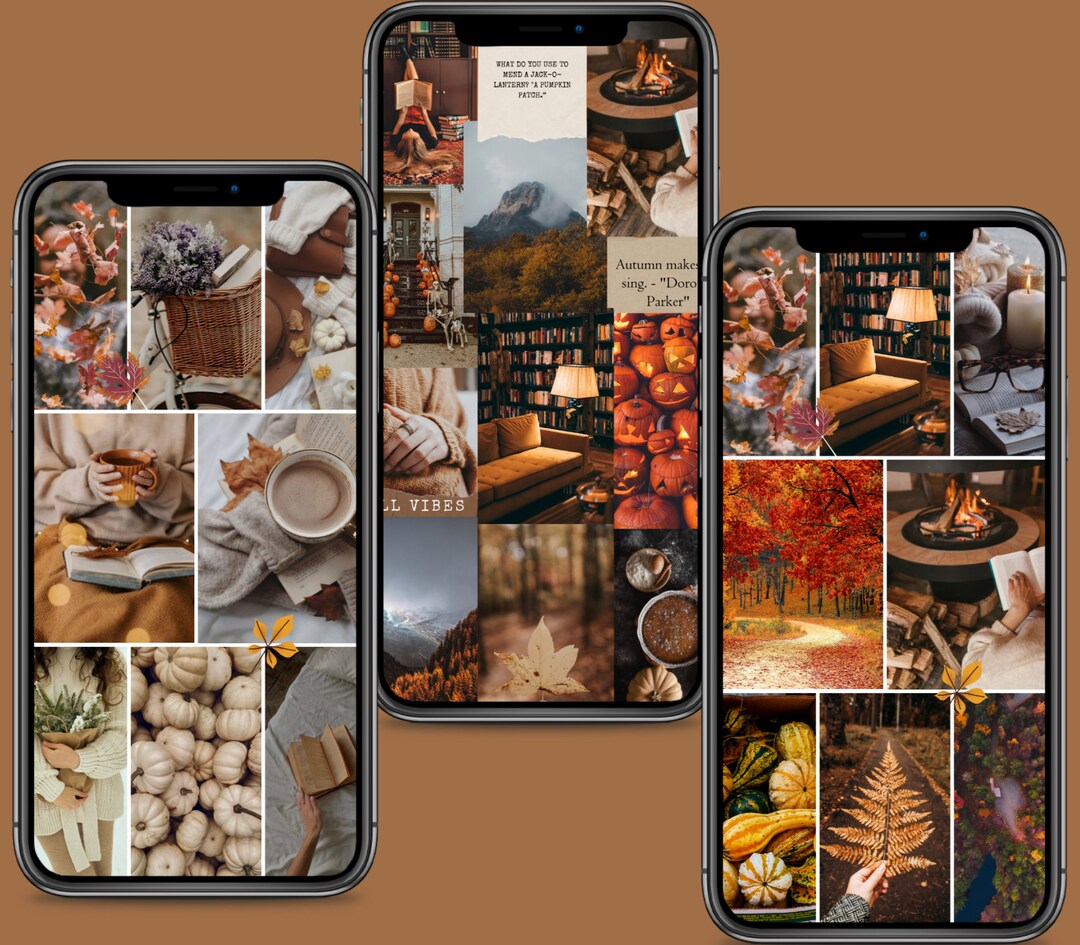 Autumn Wallpapers Phone Wallpaper Fall Wallpaper Vision - Etsy
