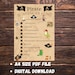 Pirate Themed Scavenger Hunt, Child / Kids Birthday Party Games, Pirate ...