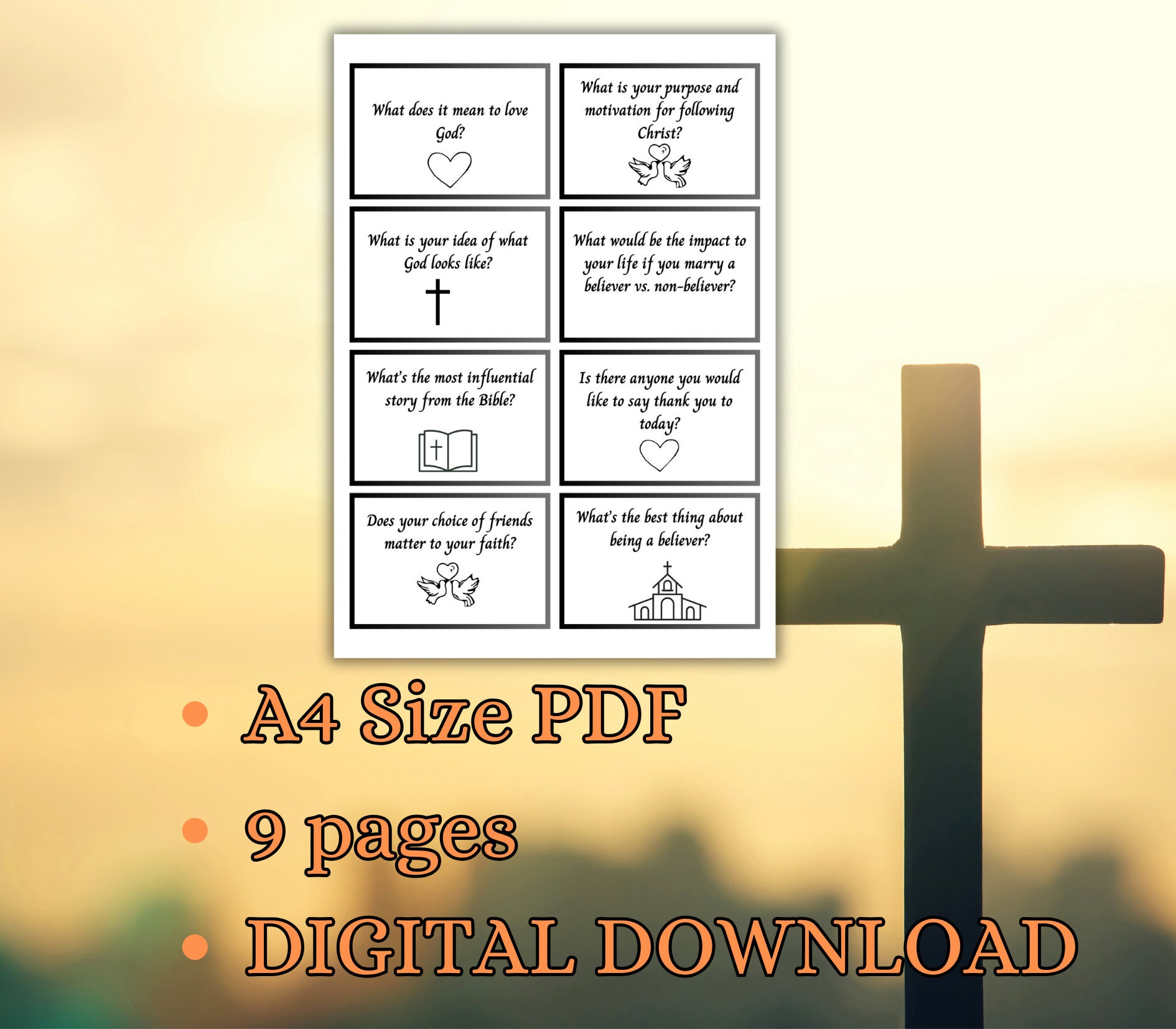 Christian Icebreaker Activity, Conversation Starter, Games for Youth ...