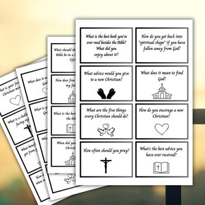 Christian Icebreaker Activity, Conversation Starter, Games for Youth ...