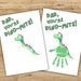 Father's Day Dinosaur Pun Printable, Kids' Handprint Keepsake, You're a ...