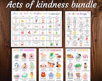 Random Acts of Kindness Bingo - Etsy
