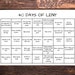 Lent Activity Calendar for Kids, 40 Days Lenten Calendar, Ash Wednesday ...