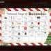 Printable December National Days Calendar, Fun Family Calendar ...