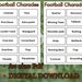 Football Pictionary Game, Football Party Games, Printable Football ...