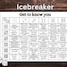 Dicebreaker Get to Know You Game, Icebreaker Activity, Icebreaker ...
