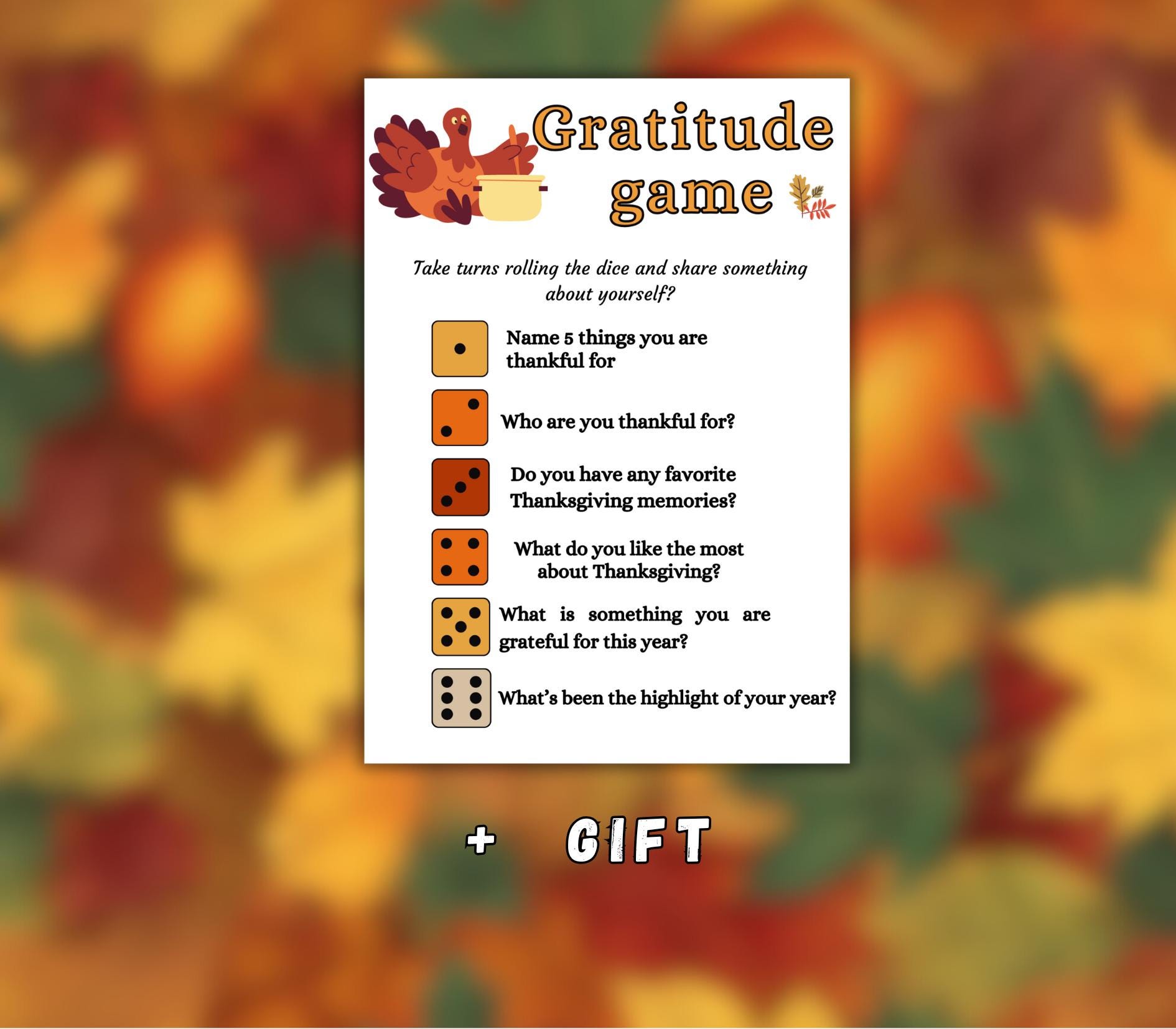 Thanksgiving Game, Who is Most Like the Turkey? Friendsgiving Game ...