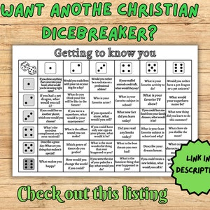 Dicebreaker Roll and Tell Game, Back to School, Icebreaker Activity for ...