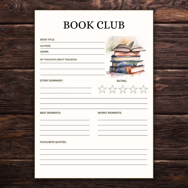 Book Club - Etsy