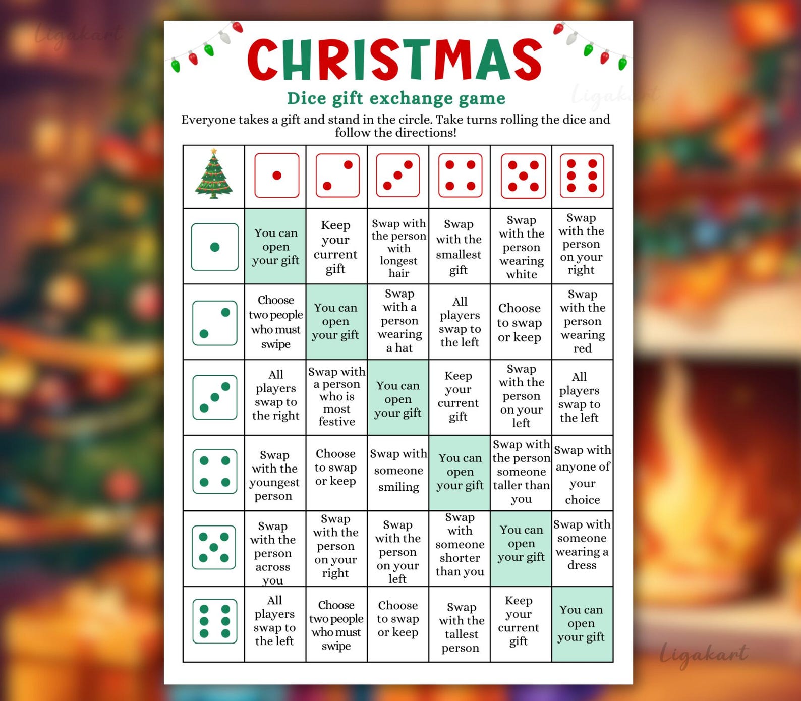 White Elephant Game, Christmas Gift Exchange Game, Secret Santa, Gift ...