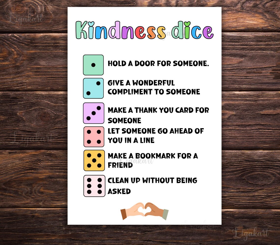 Acts of Kindness Challenge, Kindness Activities for Kids, Back to ...