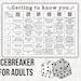 Icebreaker Game, Icebreaker Activity, Networking Activity, Family ...