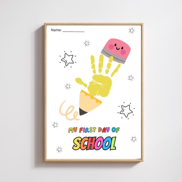 Handprint Pencil - Etsy