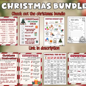 Christmas Dicebreaker, Holiday Games, Christmas Trivia, Holiday Games ...